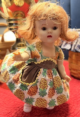 Vintage Vogue GINNY DOLL, Non Walker, Painted Lashes, Tagged Outfit ...