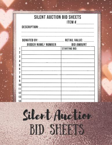 Silent Auction Boxes