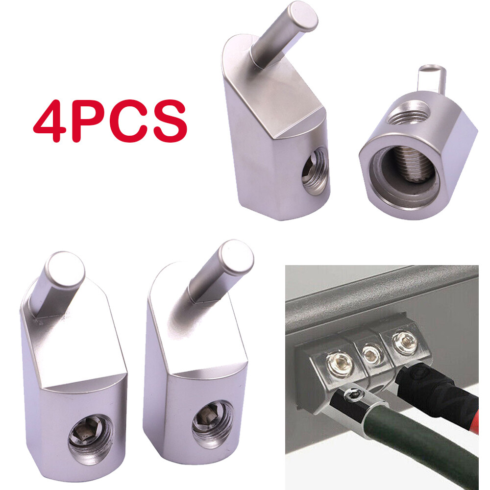 Car Power Wire Reducer Offset Angled 1/0 Gauge To 4 Gauge Amp Input ...