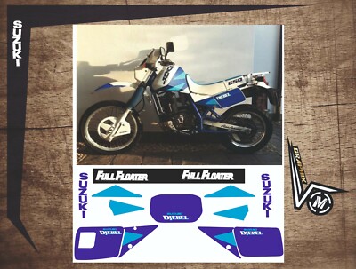 Suzuki DR 650 / 650 djebel 1990-1996 adesivi/stickers/decals | eBay