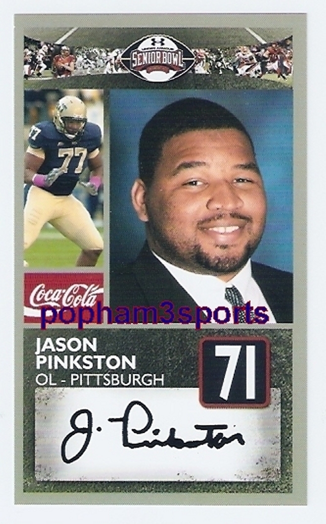 JASON PINKSTON - 2011 SENIOR BOWL CARD - PITT PANTHERS, PITTSBURGH | eBay