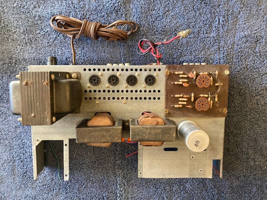 GENERAL ELECTRIC GE STEREO 6BQ5/EL84 TUBE AMPLIFIER OUTPUTS SHOWN ...