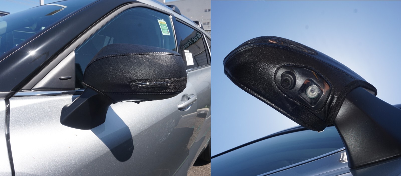 Colgan Car Mirror Covers Bra Black Fits 2020-2025 Toyota Highlander L ...