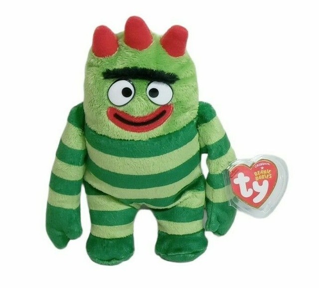 Ty Beanie Babies Brobee 7.5" Yo Gabbba Gabba Nick Jrs. Plush Beanbag ...