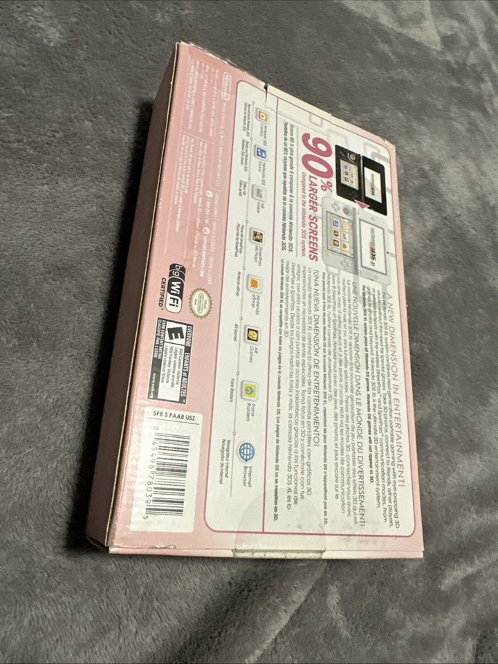 Nintendo 3DS XL White- Pink Box Only 4902370519921| eBay