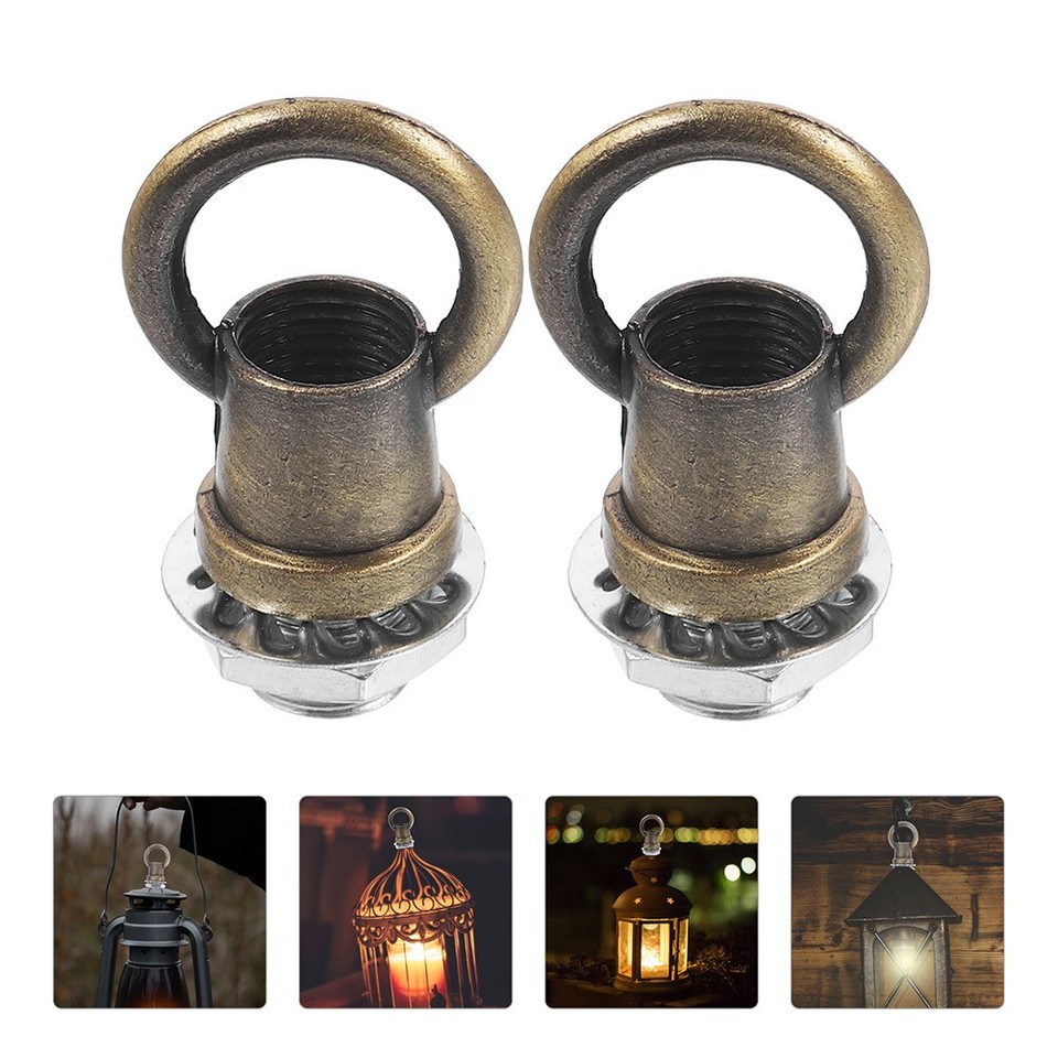 8 Pcs Hook Bull Nose Hanging Ring Adjustable Chandelier Chain Hardware ...