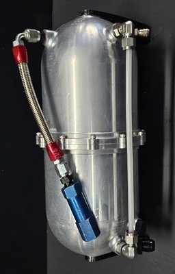 Hendricks Billet Radiator Overflow Tank with PRV Racing Nascar Hot Rod ...