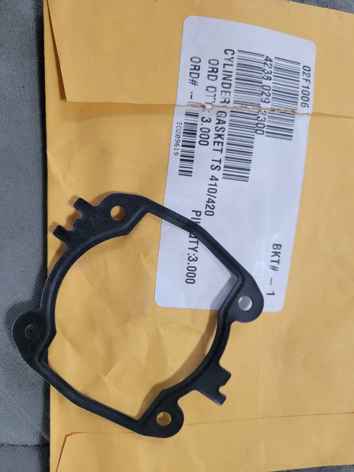 Genuine OEM Stihl 4238 029 2300 Cylinder Base Gasket TS410 TS420 | eBay