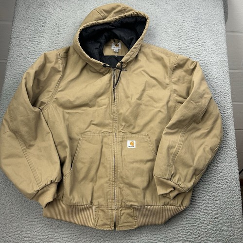 Carhartt Ripstop Jacket Mens Large Brown 100108 253 Ripstop Active ...