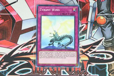 YuGiOh Trap Card Tyrant Wing DLCS-EN059 1st Edition Common | eBay