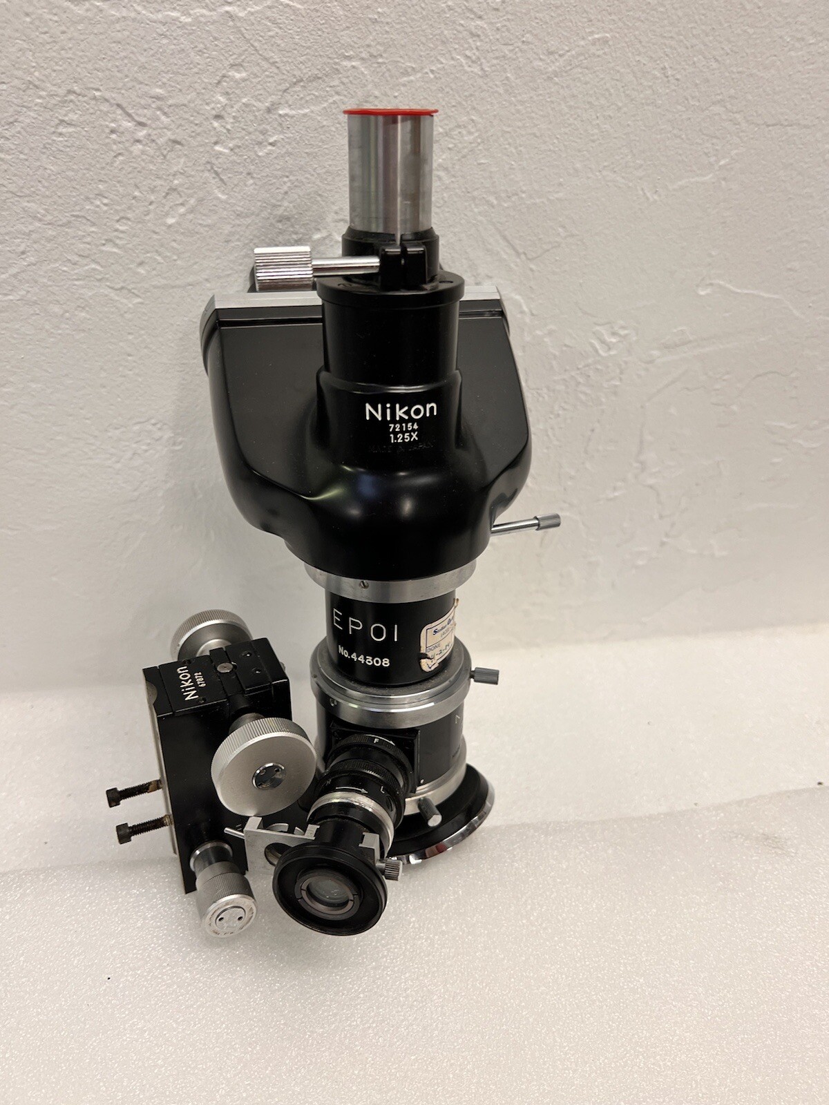 Nikon Trinocular Lab Microscope And 1.5x + Camera Port Medical ...