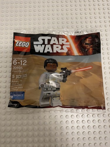 NEW LEGO Star Wars Finn (FN-2187) Minifigure 30605 Disney Stormtrooper ...