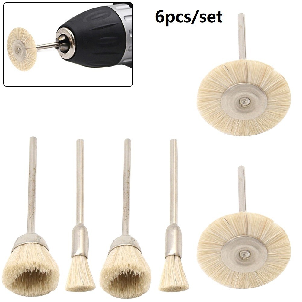 Durable Brushes Cleaning Grinder Steel Tool 15-25mm Wool 2.35mm 6PCS ...
