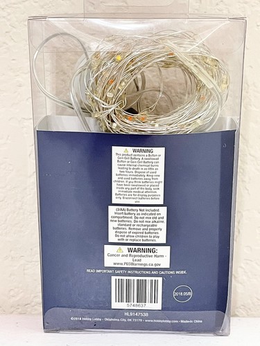 LED Battery Operated Micro Dots Multi Color 100 Count 17.4 Feet With ...