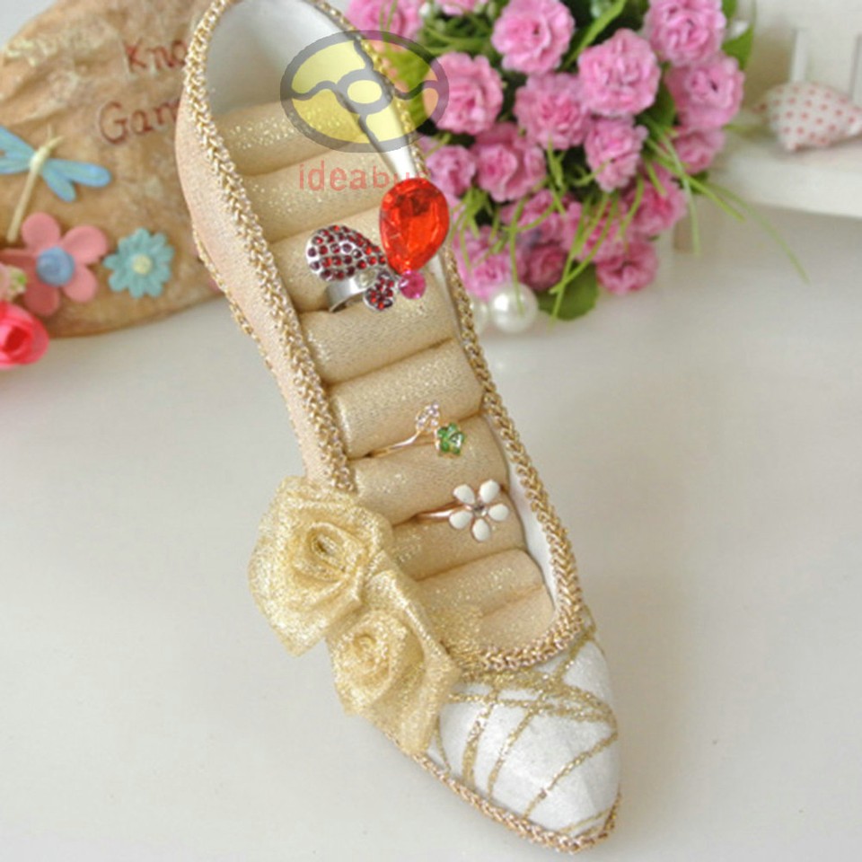 5"tall elegant HighHeel Shoe Jewelry Ring Holder Storage Display ...