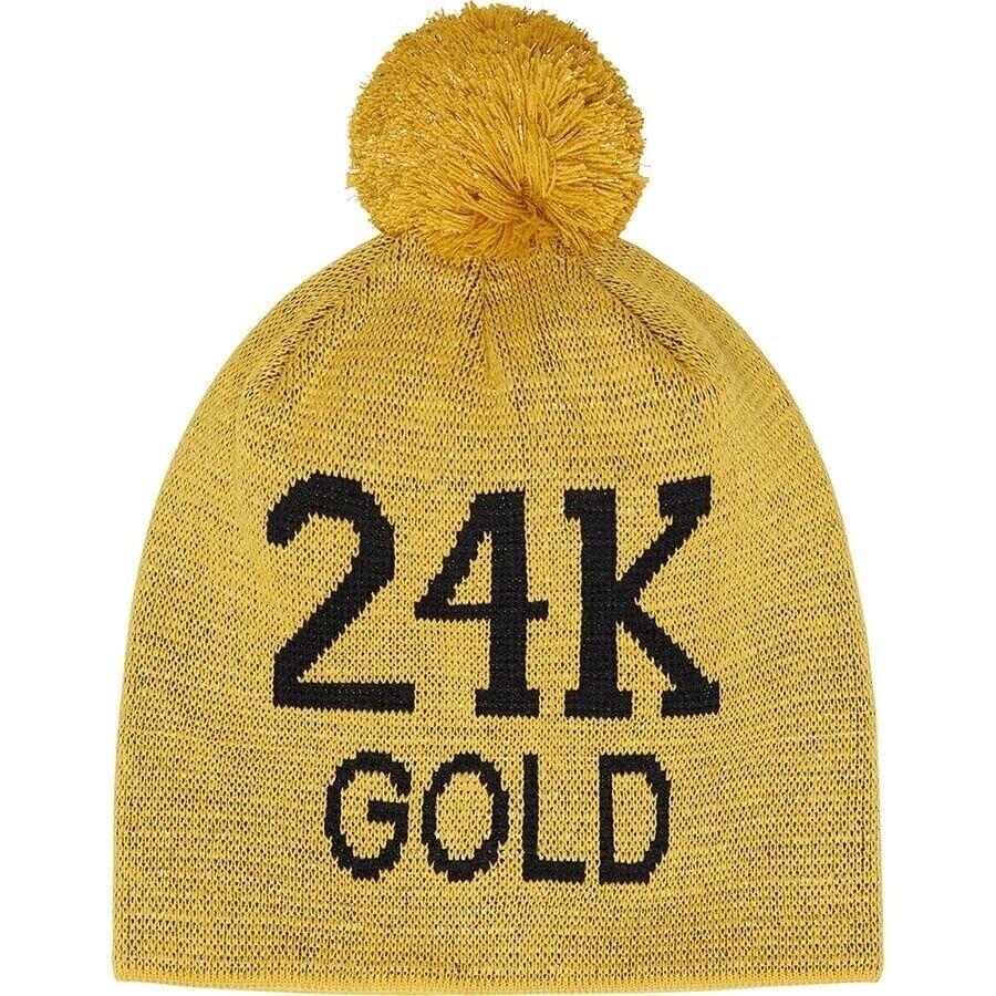 Supreme 24K Gold Beanie Hat Cap | eBay
