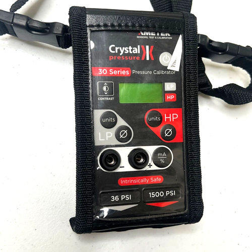 Ametek Crystal IS33-36 1500 PSI Pressure Calibrator Intrinsically Safe ...