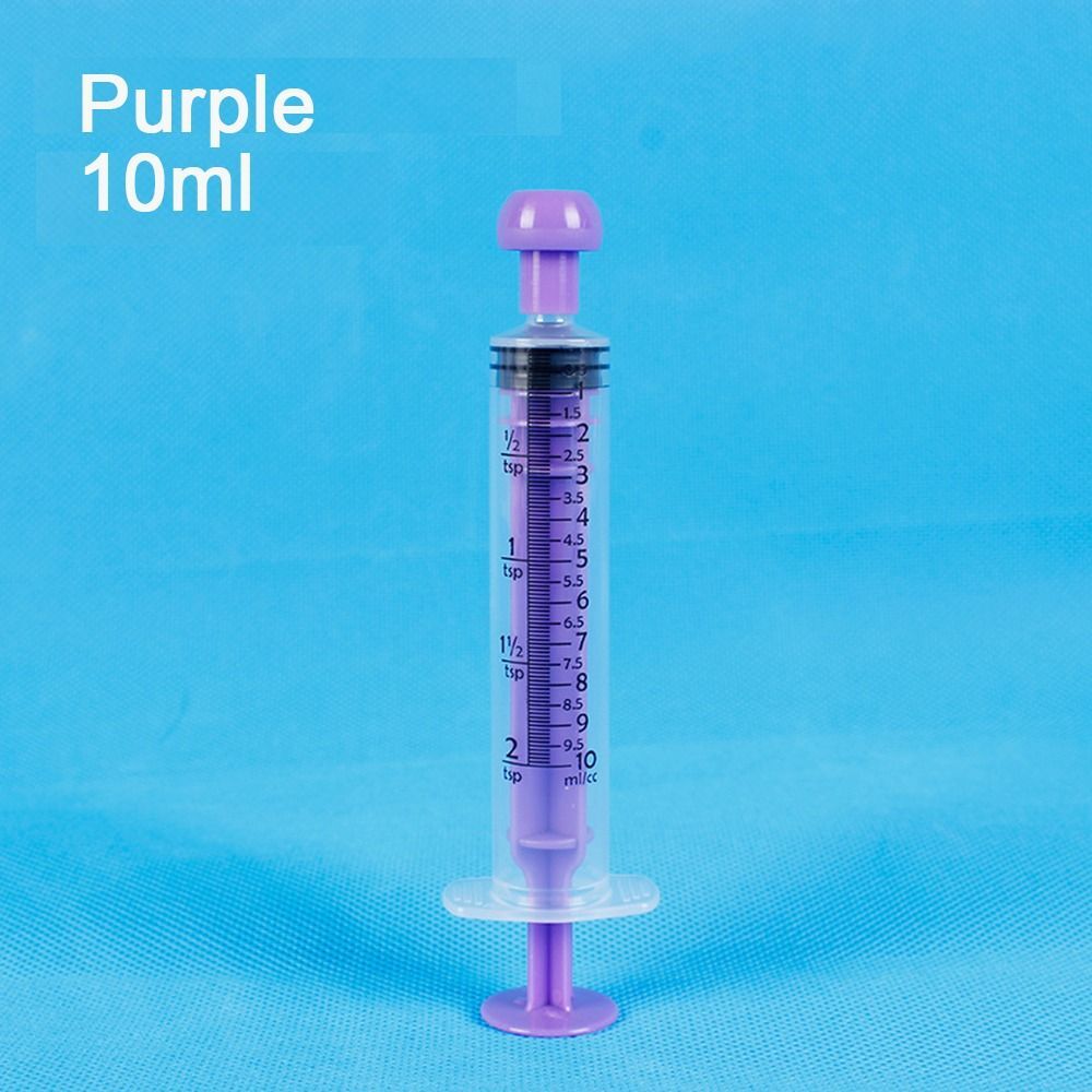 With Rubber Stopper Feeding Syringe Medicine Feeding Feed Pacifier 5ml ...