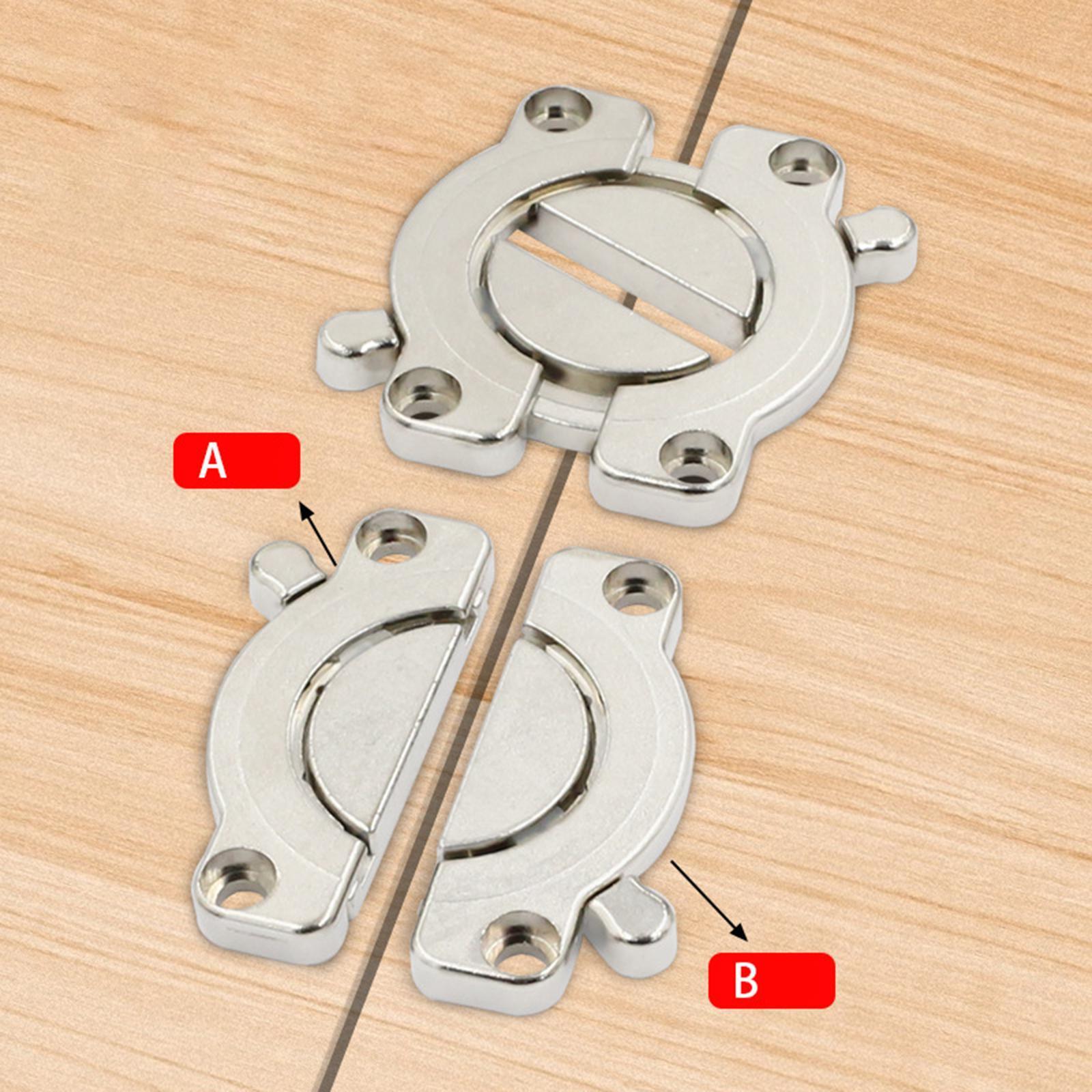 Strong Furniture Hinges Table Assembly Hardware with Screws Portable ...