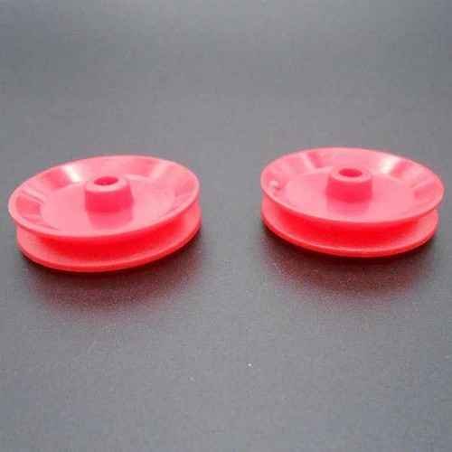 10Pc 29MM Plastic Pulley Wheel Toy Wheel Flywheel Bore Aperture 4MM 3 ...