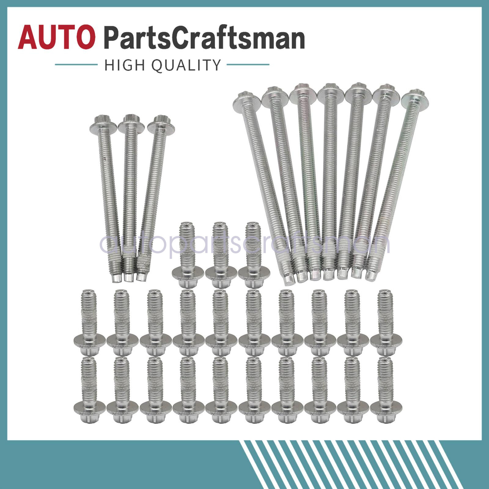 Fits BMW E60 E60N E61 Engine Oil Pan Aluminium Bolt Set 11132210959 | eBay