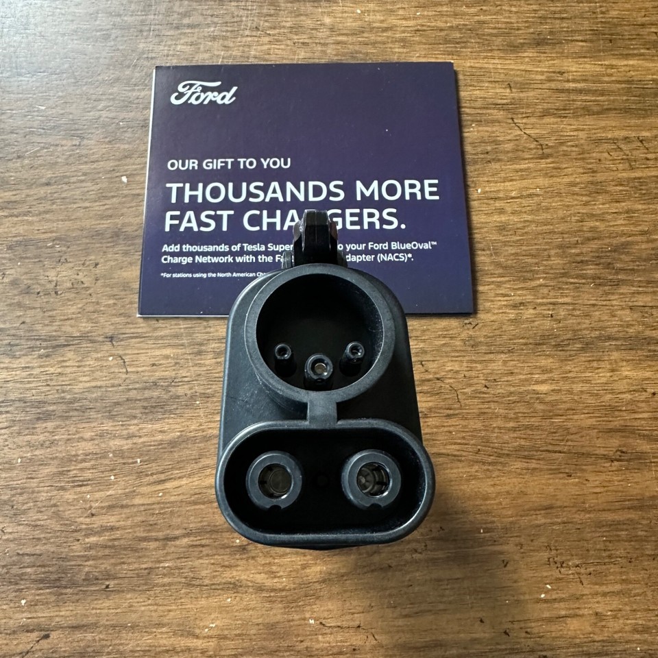 OEM Ford NACS DC Adapter for Tesla Supercharger Mach-E F-150 Lightning ...
