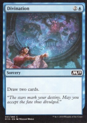 4X DIVINATION 051/280 CORE SET 2019 M19 MTG MAGIC LP X4 | eBay