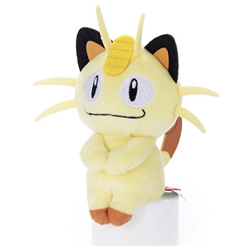 TAKARATOMY A.R.T.S Pokemon Chokkori-san Meowth Plush Doll 13cm NEW from ...
