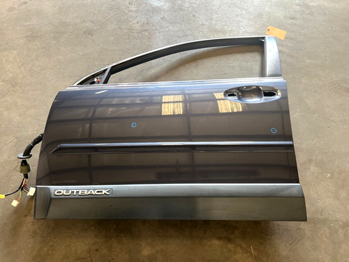 10-14 SUBARU OUTBACK FRONT LEFT DRIVER SIDE DOOR SHELL BLUE, OEM ...