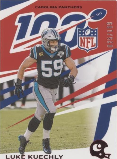 2019 Panini Chronicles - NFL 100 Luke Kuechly #13 Red /199 for sale ...