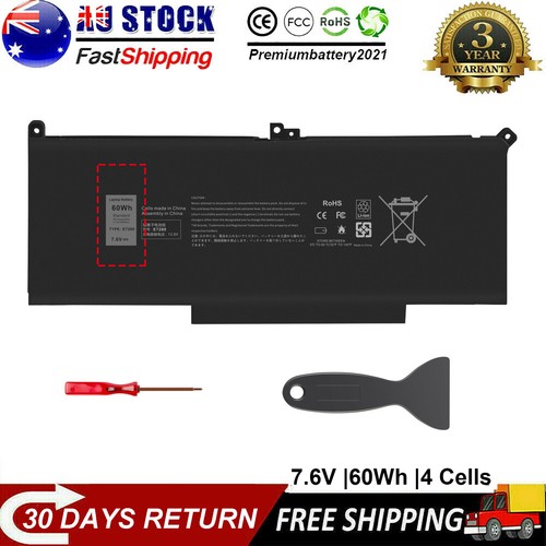 F3YGT 7480 DM3WC Battery for Dell Latitude 7390 7280 7290 7380 7490 ...