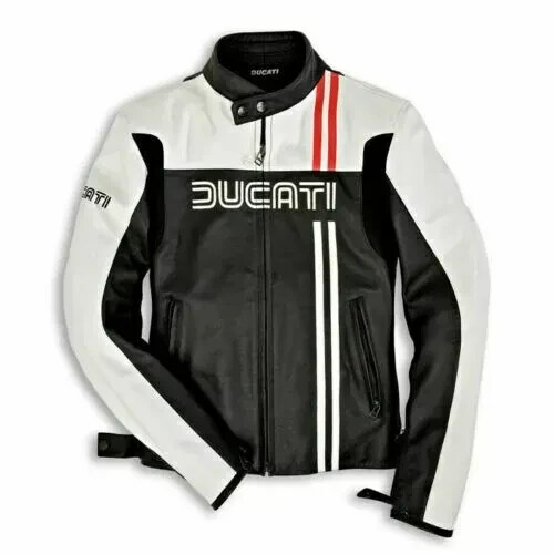 Ducati Racing Motorbike Leather Jacket New Ducati Corse Motorcycle ...