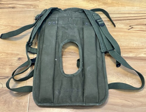 USGI PRC-25 / PRC-77 Radio Carrier Pack Vietnam War Era OD Green Canvas ...
