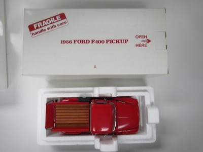 Danbury Mint Red 1956 Ford F-100 Pickup 1:24 Scale | eBay
