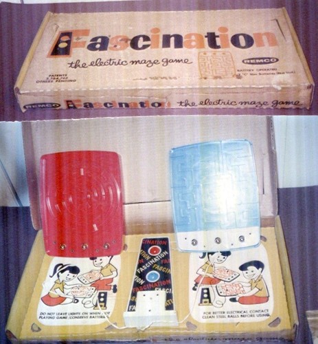 Fascination Electric Maze Game Remco 1961 Tested Works | eBay