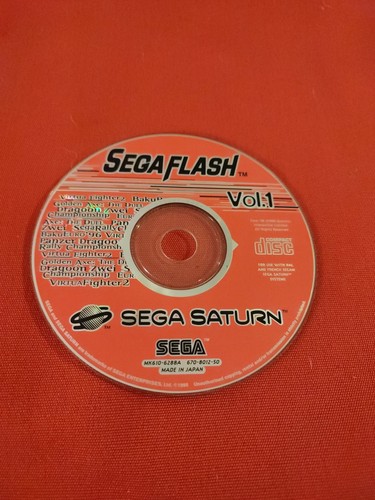 Sega Flash Vol. 1 Compilation Demo Sega Saturn CD Only PAL | eBay