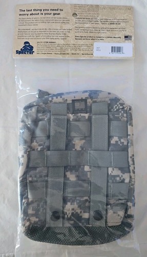 SPECTER GEAR #357 ACU MODULAR UTILITY POUCH W/MESH BOTTOM MOLLE *NEW IN ...