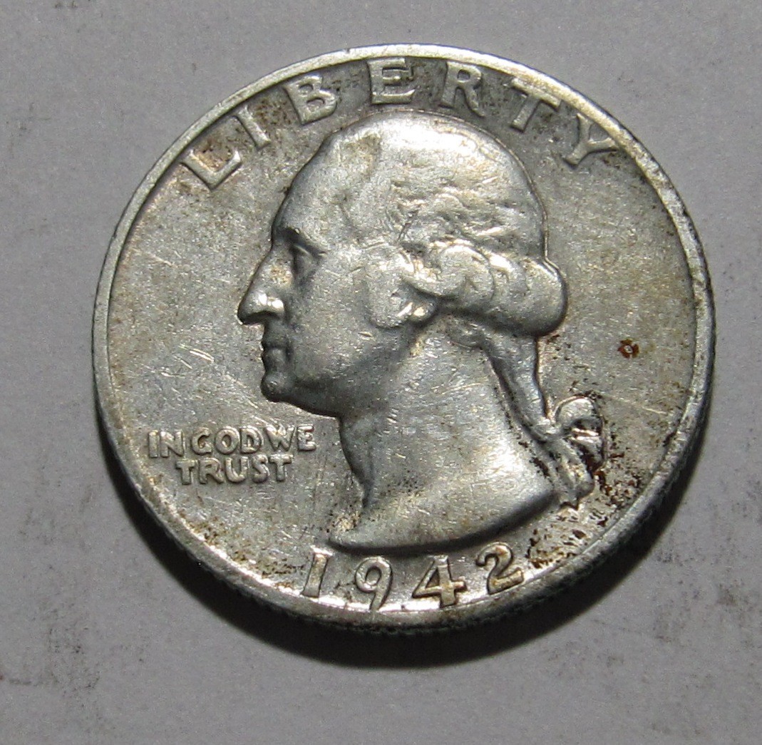 1942 S Washington Quarter - NICE Circulated Condition - 18SA | eBay