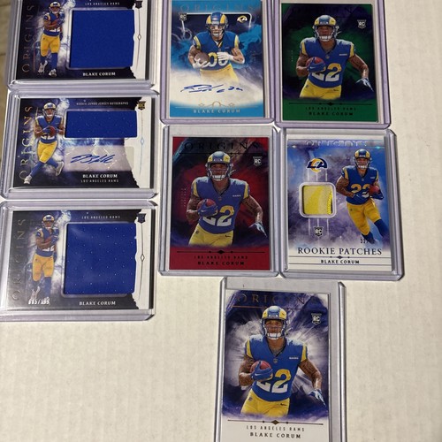 2024 Panini Origins Blake Corum 8 Card Rookie Lot, Autos, Patches ...