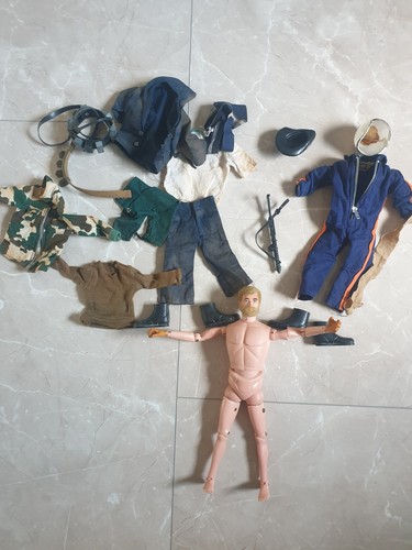Vintage Palitoy Action Man Job Lot Inc one action Man 1964 figure spare ...