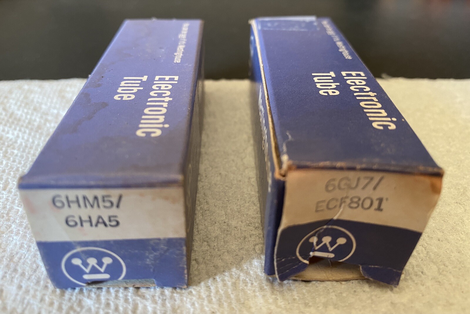 Lot of 2 Westinghouse Electronic Tubes In original boxes (NOS) 6HM5 ...
