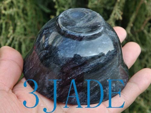 85mm Hand Carved Natural Stone Rock Bowl / Calcite Cup | eBay