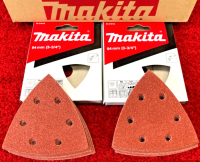 20pcs Genuine Makita 94mm Multi Tool Sanding Paper Red Sheets Delta ...