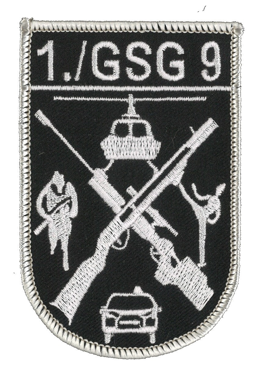 Abzeichen Patch Polizei Bundespolizei Spezialeinheit GSG 9 1.Gruppe | eBay.de