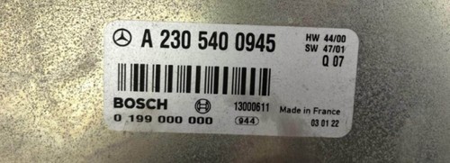 A2305400945 MERCEDES-AMG R230 SL550 SL500 SL55 BAT. STABILIZATION CTR ...