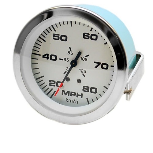Teleflex 59649 Boat Speedometer Gauge Lido 80 MPH 3 1/4 Inch | eBay