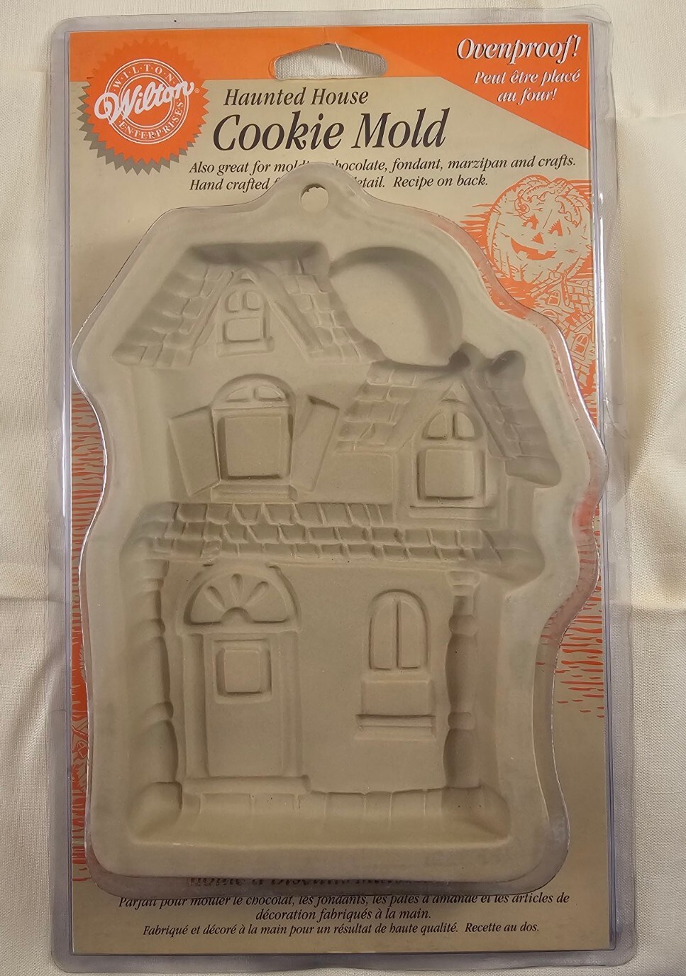 Wilton Cookie Mold Haunted House Ovenproof Stoneware 2306-1001 NIP ...