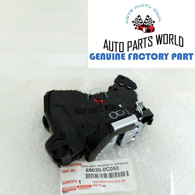 GENUINE OEM TOYOTA TUNDRA RAV4 ES350 RX350 RIGHT FRONT DOOR ACTUATOR ...
