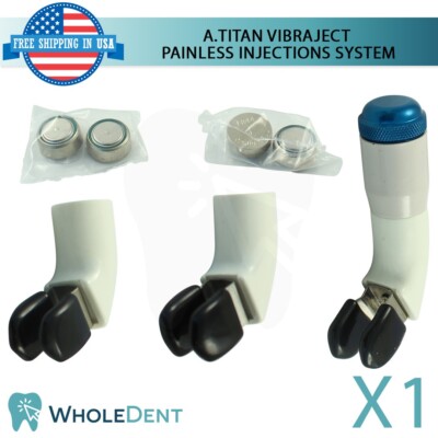 A.Titan VibraJect Painless Injections System Dental Motor Batterie ...