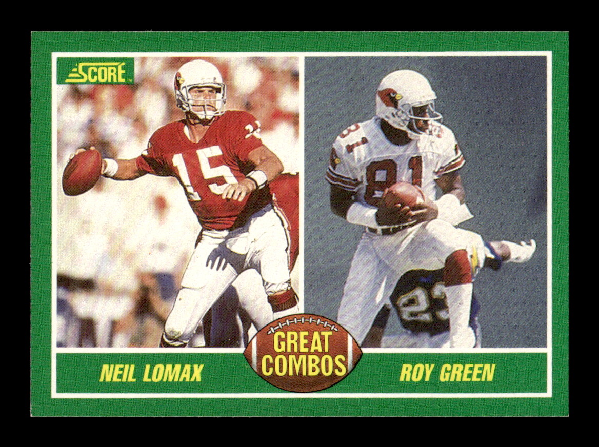1989 Score #280 Roy Green / Neil Lomax | eBay